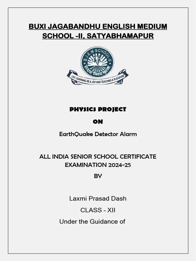 Phy Project | PDF | Switch | Electrical Connector