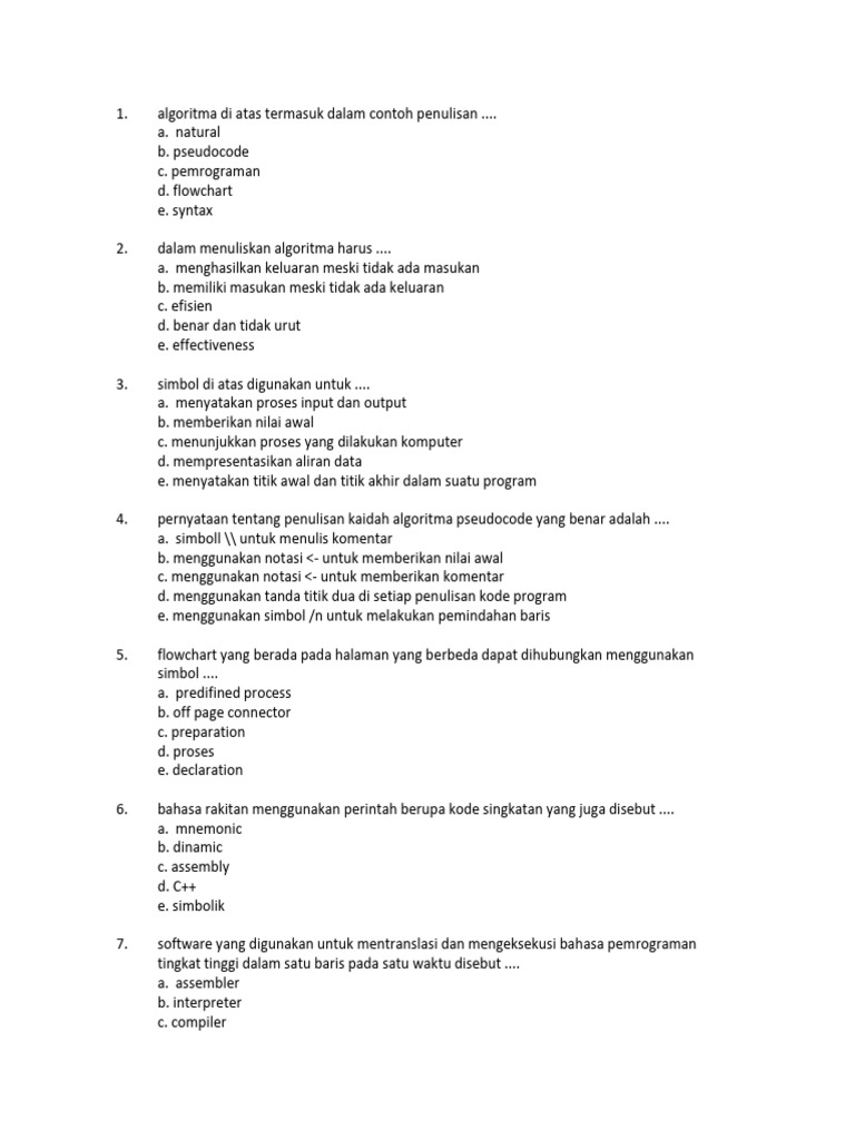 Bank Soal PAT | PDF