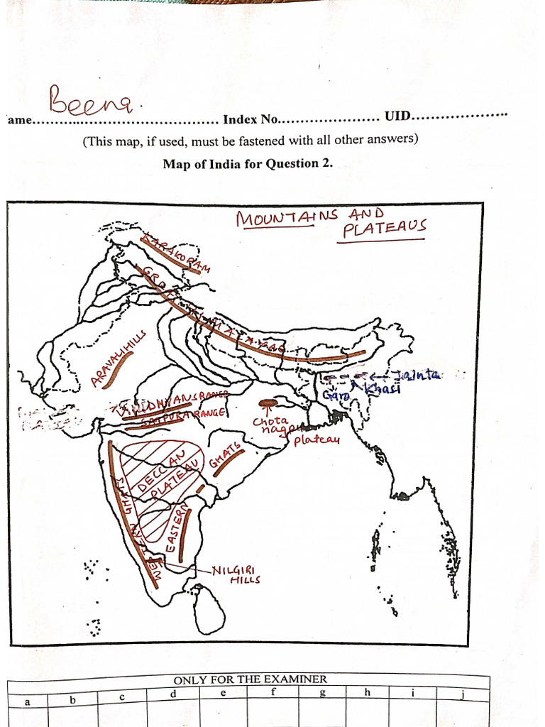 Map Pointing Work in PPT 2023 24 PDF-1 | PDF
