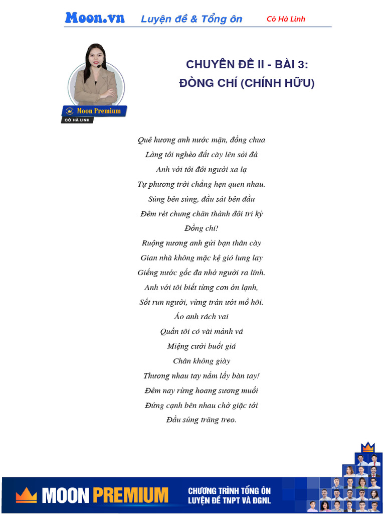 Tai Lieu Phan Tich Dong Chi Chinh Huu 11229341 315202494339AM | PDF