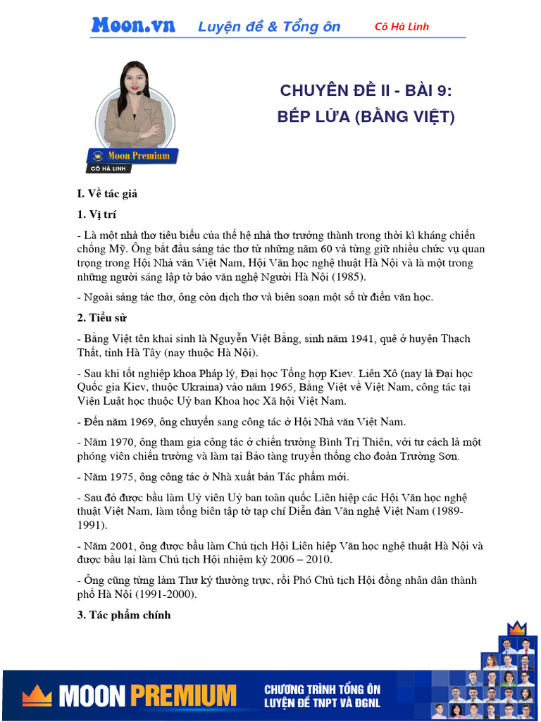 Tai Lieu Phan Tich Bep Lua Bang Viet 11229346 322202434904PM | PDF