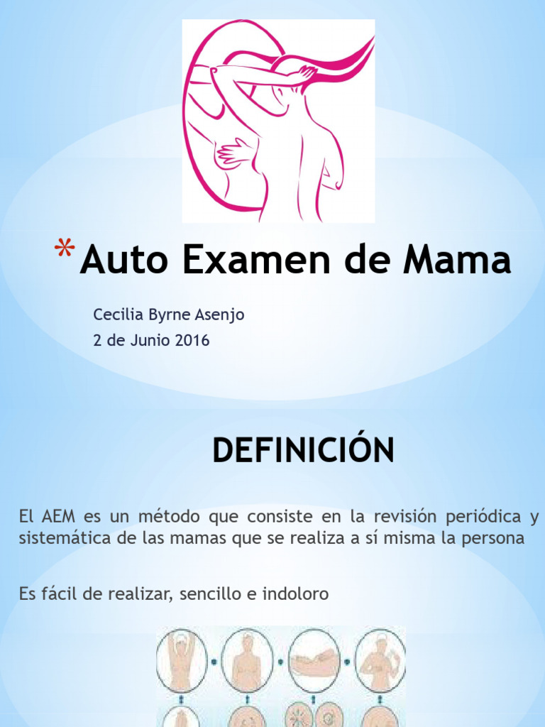 Autoexamen de Mama: Guía Práctica | PDF | Cáncer de mama | Pecho