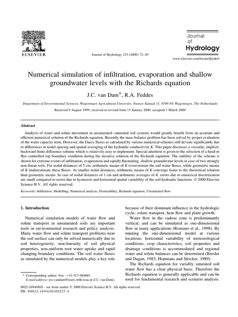 Infiltration | PDF | Hydrology | Soil