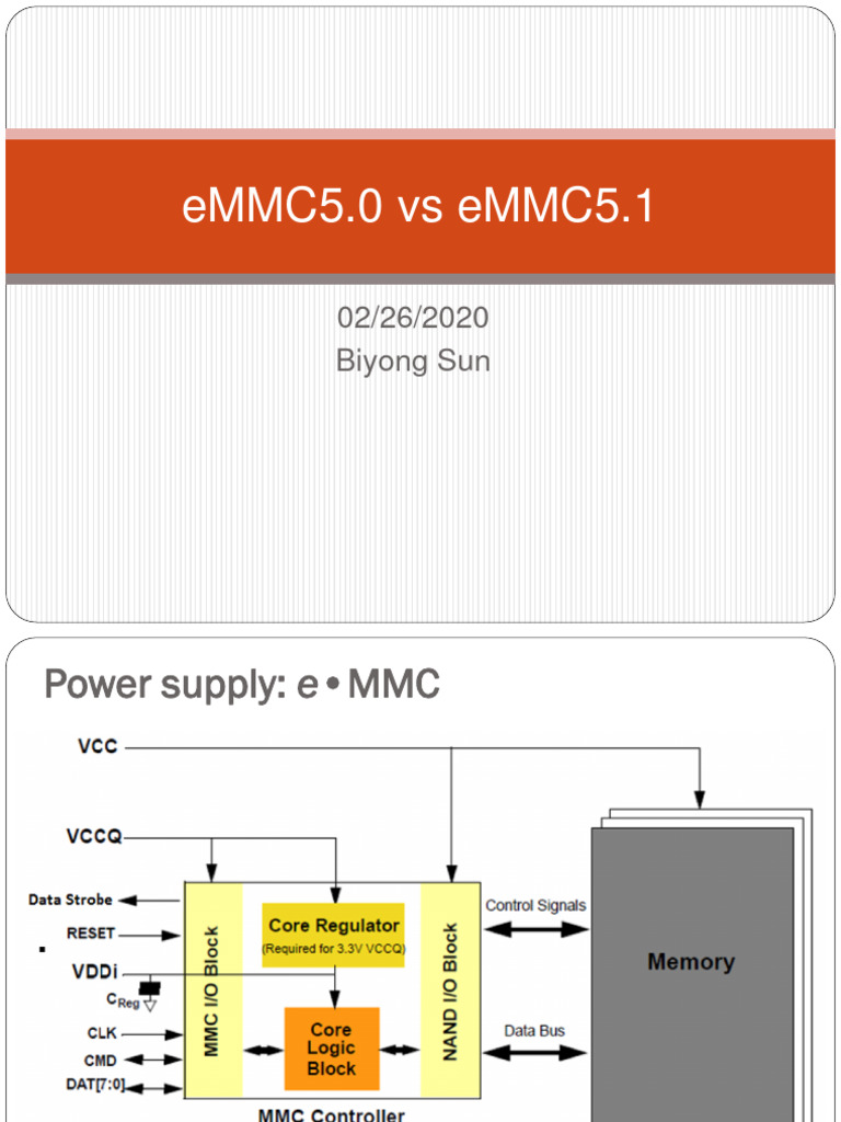 EMMC5.0 Vs EMMC5.1 Note | PDF | Power Supply | Computer Engineering