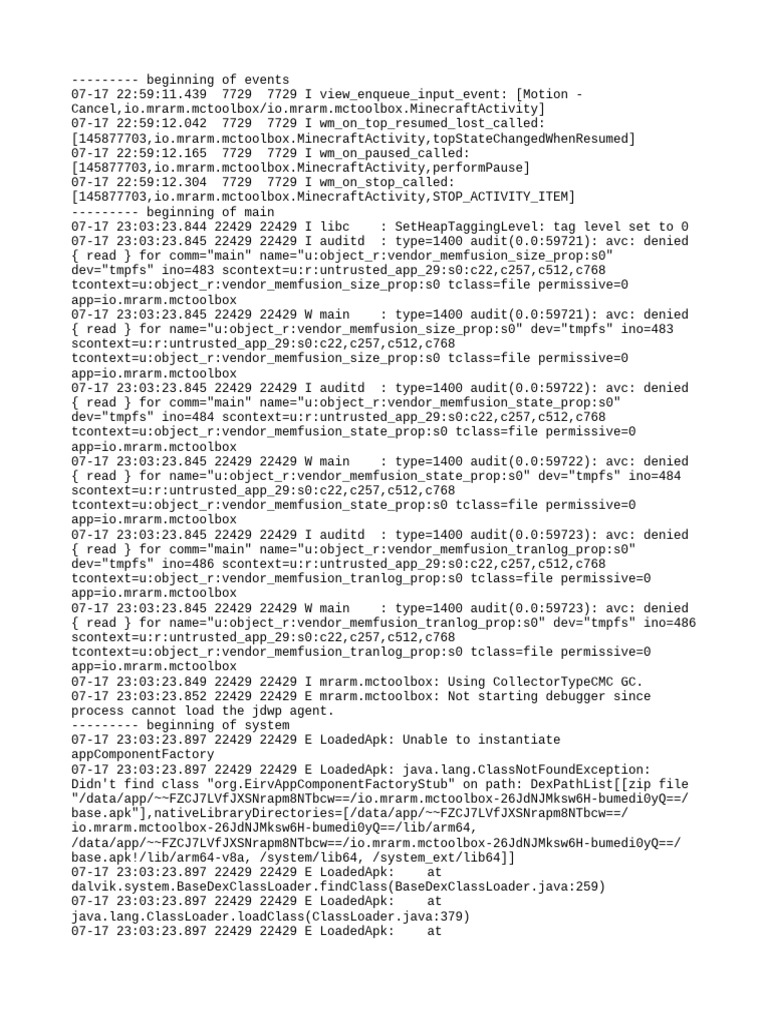 Toolbox Log Pdf Java Programming Language Software Engineering