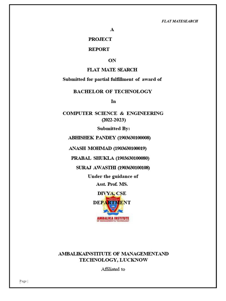 Flat Mate Search 23.1 | PDF | Cost Of Living | Unified Modeling Language