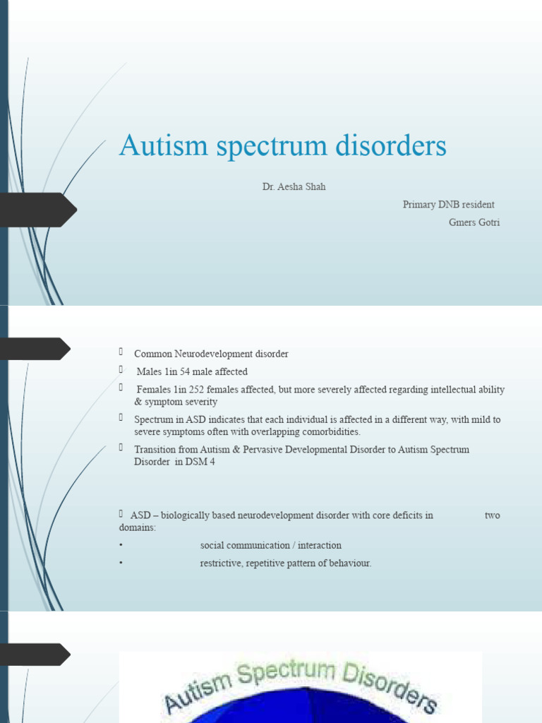 ASD - PPT | PDF | Autism Spectrum | Attention Deficit Hyperactivity ...