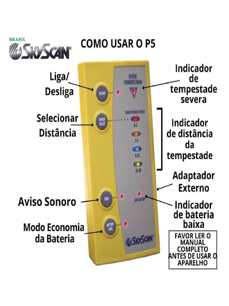 Manual SKYSCAN Severe Thunderstorm PT 4 | PDF