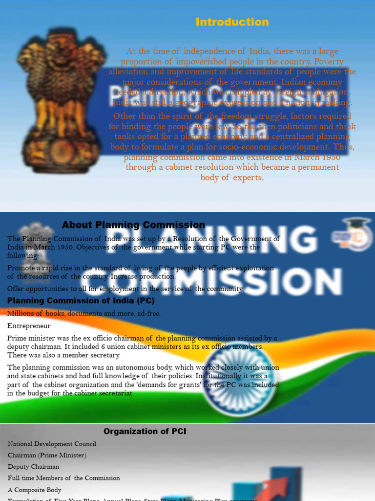 Comparison Between Planning Commission and Niti Aayog and Its ...
