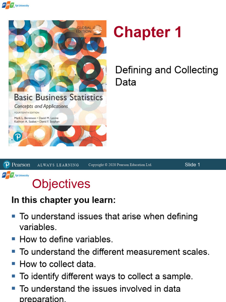 Thang - MAS202 - Chap01. Defining and Collecting Data | PDF | Survey ...