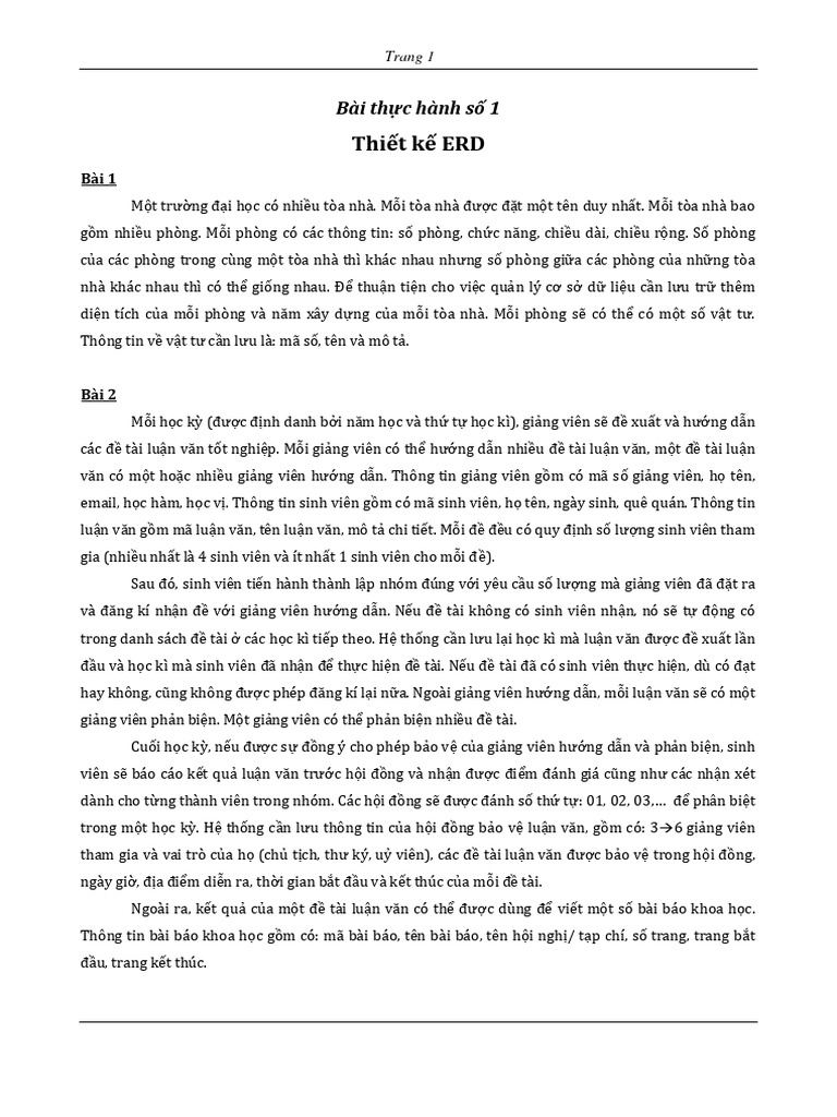 Co-So-Du-Lieu - Truong-Tuan-Anh - Dbs-Lab - 1 - (Cuuduongthancong - Com) | PDF