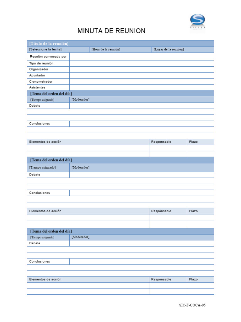 Formato de Minutas | PDF