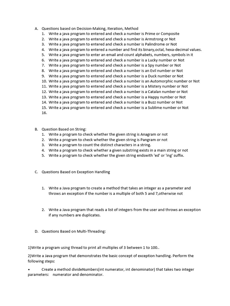 Java Lab File Program Pdf Method Computer Programming Parameter Computer Programming 