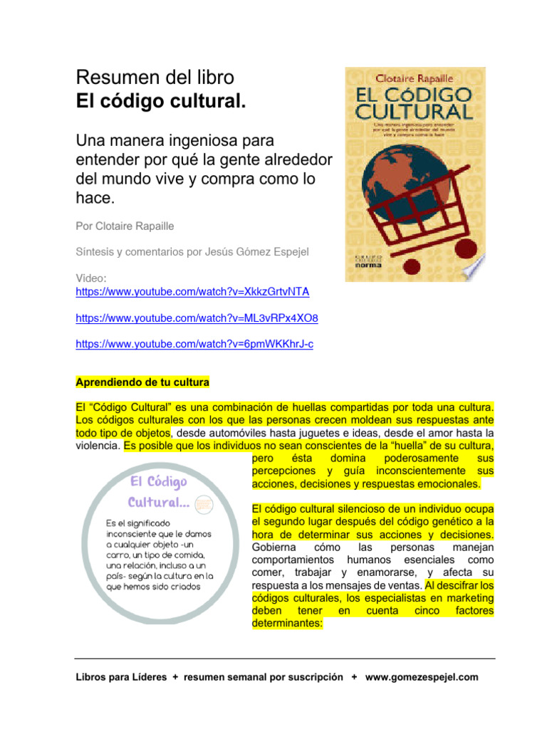 Códigos Culturales y Comportamiento Humano | PDF | Amor | Cerebro