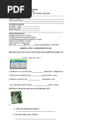 Class 5 EVS Mid-Term Exam Paper 2021-22 | PDF | Mosquito | Travel