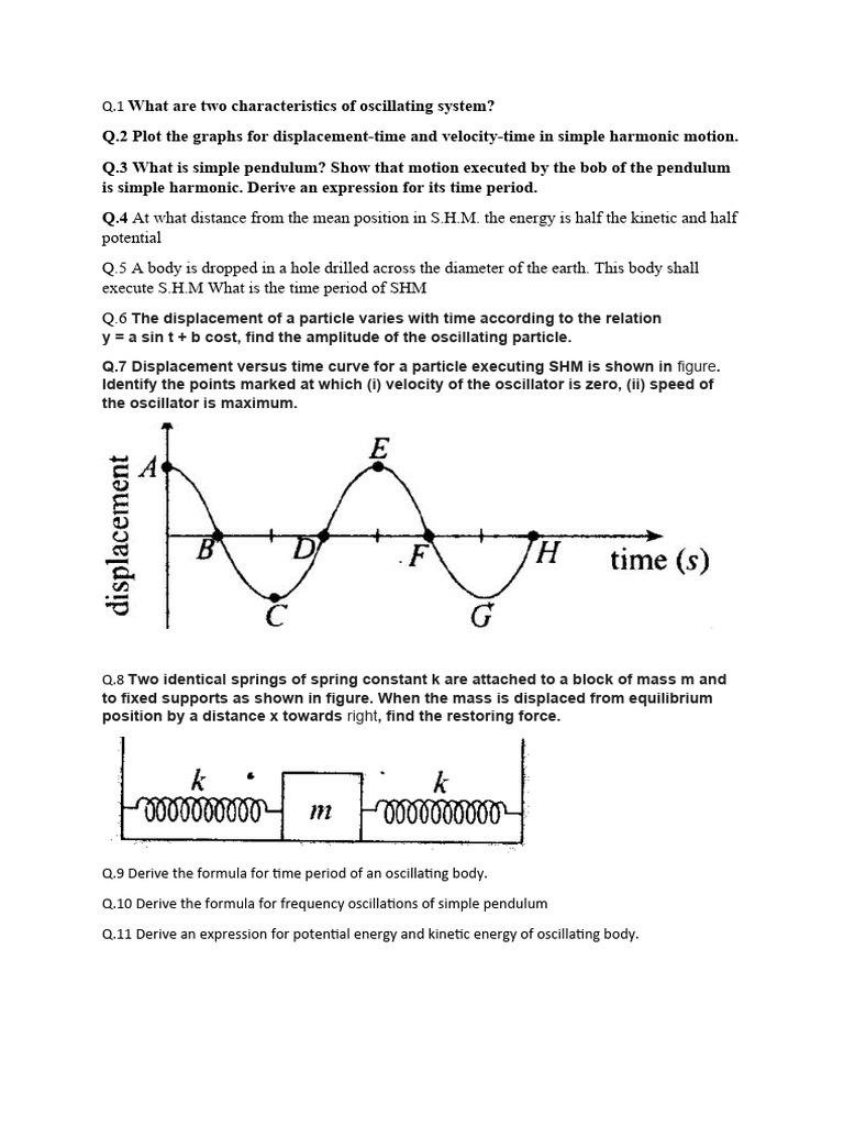 Oscillations | PDF | Science & Mathematics