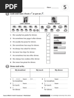 Guess What! Level 6 Unit Worksheets | PDF