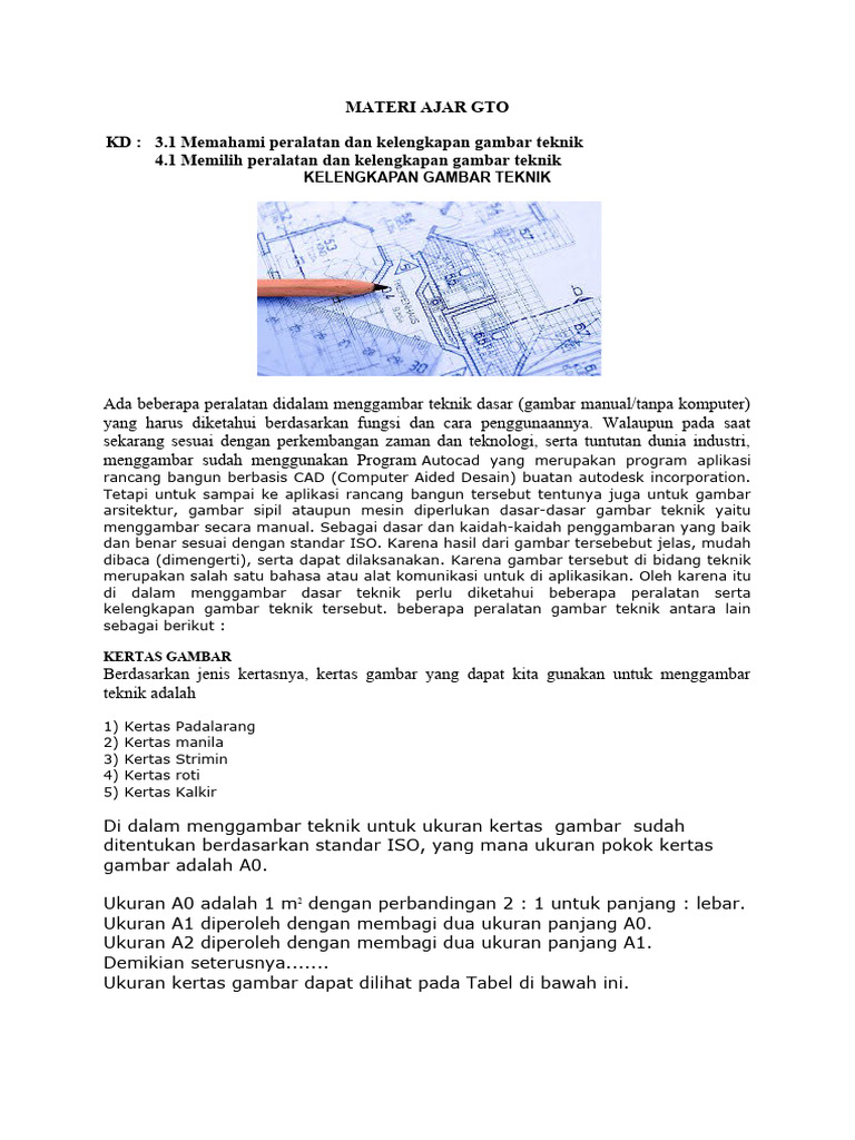 Materi Ajar Gto | PDF | Seni | Teknologi & Rekayasa