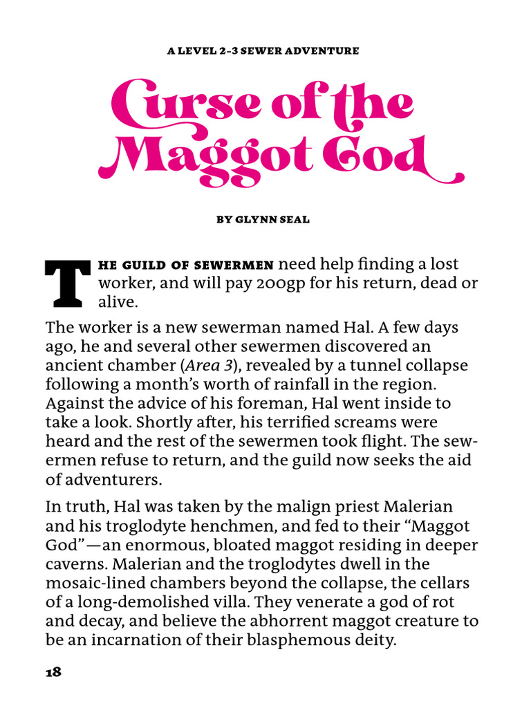Curse of The Maggot God | PDF