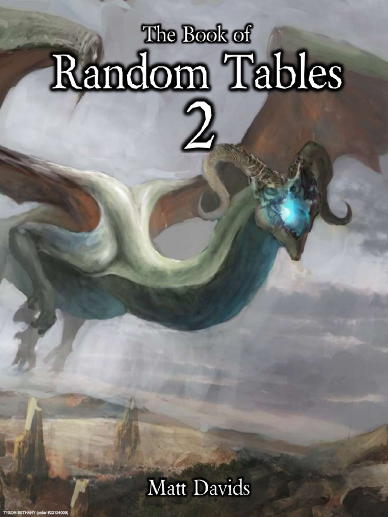The Book of Random Tables 2 | PDF