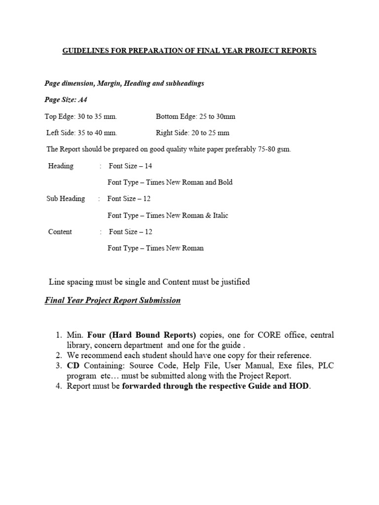 Report Format | PDF