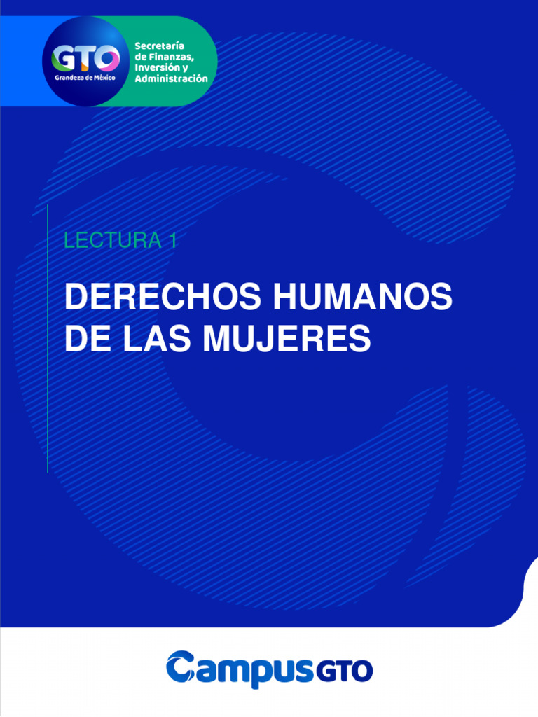 Derechos Humanos de Mujeres y Comunidad Lgbttti Modulo 1 Lectura 1 | PDF | Derechos humanos ...