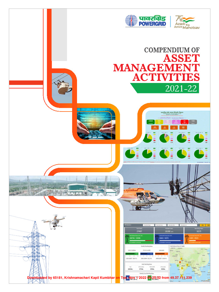 Compendium of Asset Management Activities 2021-22 | PDF