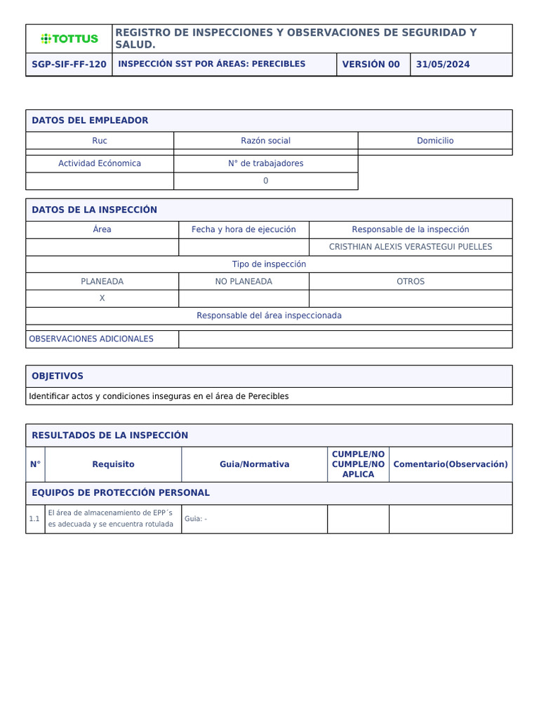 Formulario INS 016963 | PDF