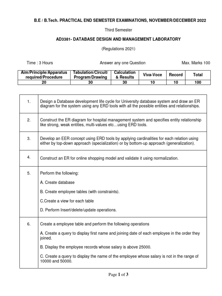Ad3381 Set1 | PDF | Computing | Data Management