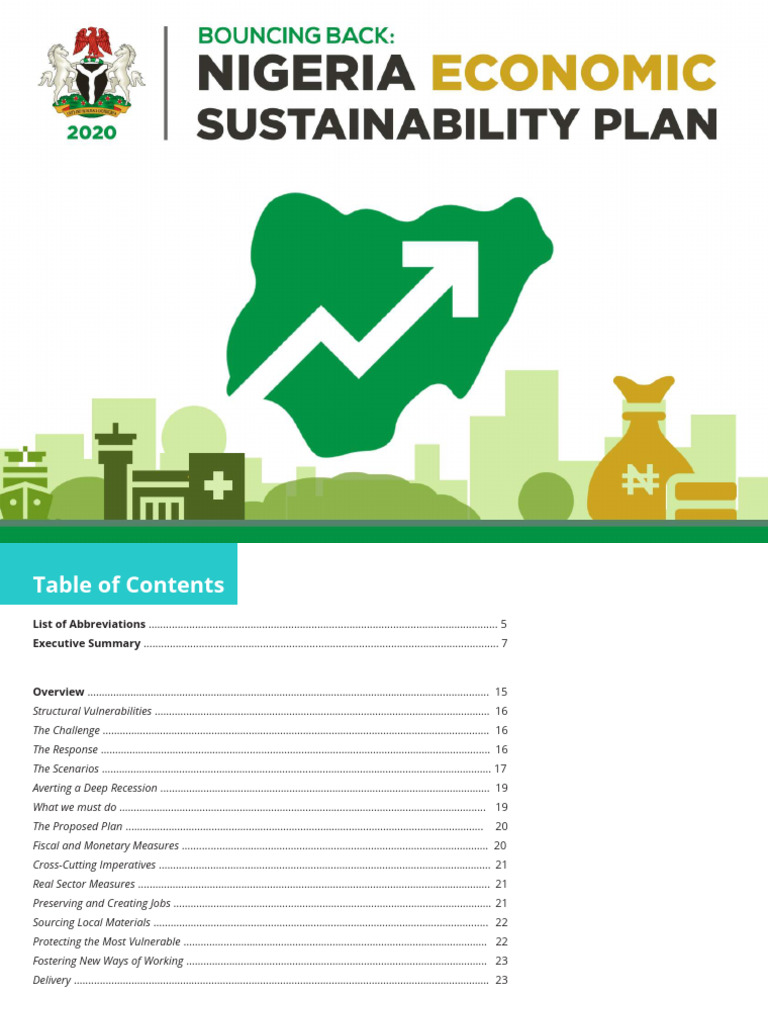 ESC Plan Compressed 1 | PDF | Recession | Nigeria