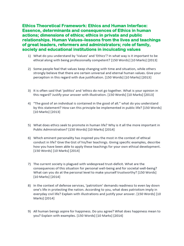 Ethics and Human Interface | PDF | Liberal Arts Education | Social Psychology