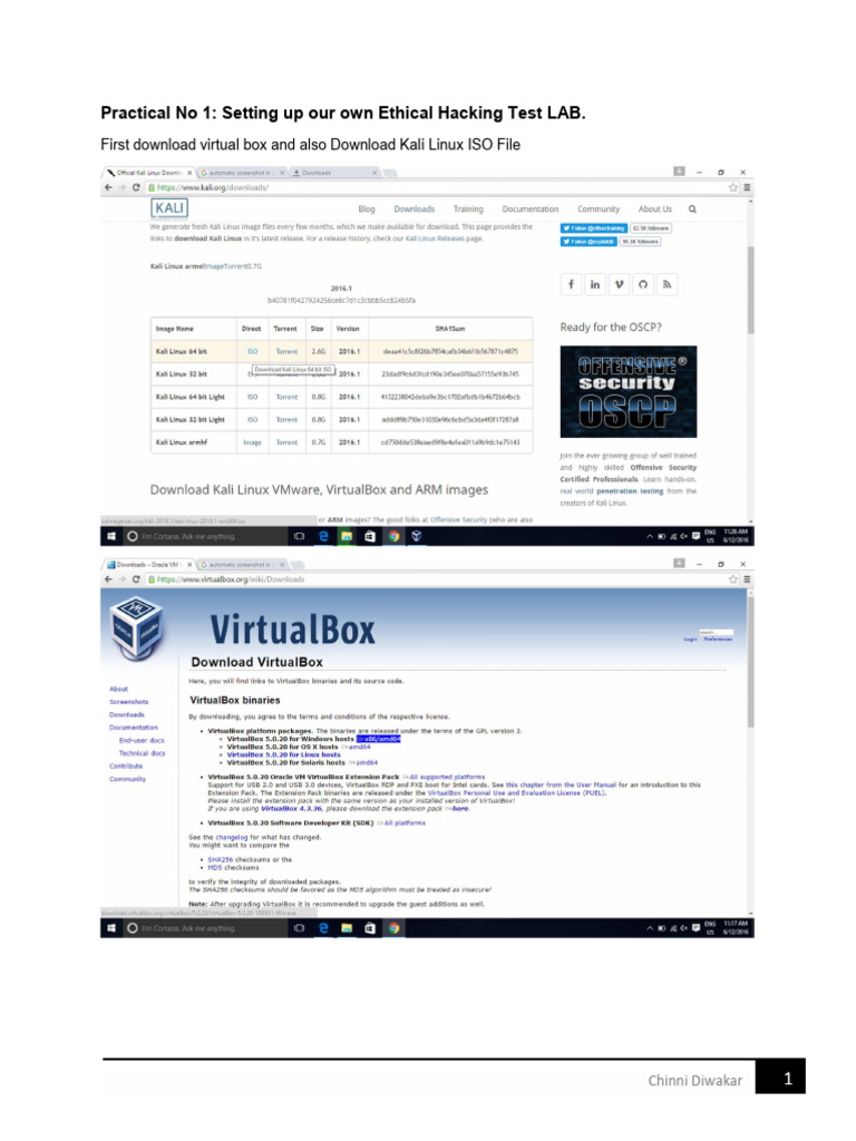 001introduction To Ethical Hacking LAB | PDF | Computing | System Software