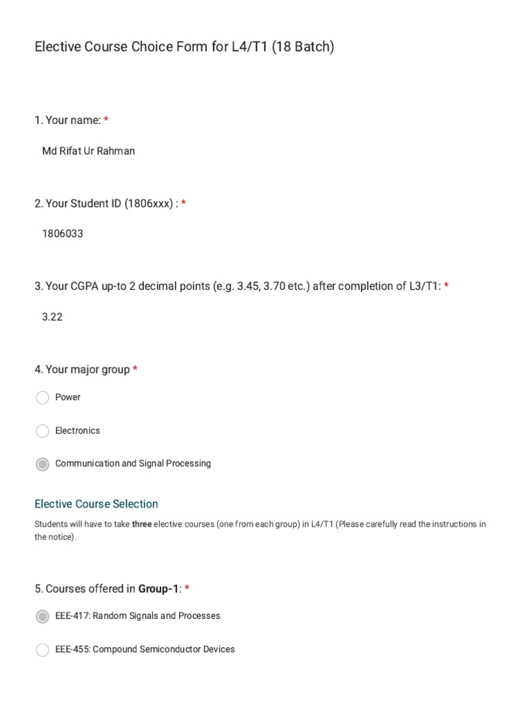 Elective 4-1 Term | PDF | Technology & Engineering