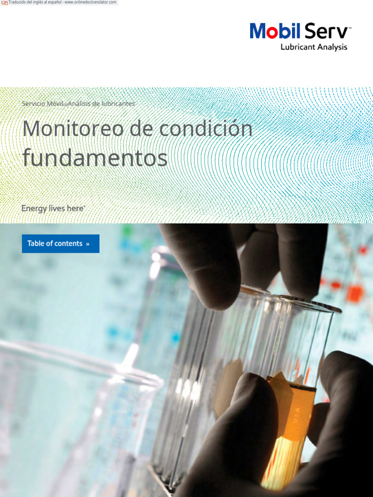 Mobil Serv Lubricants Analysis Guide 2.en - Es | PDF | Muestreo ...