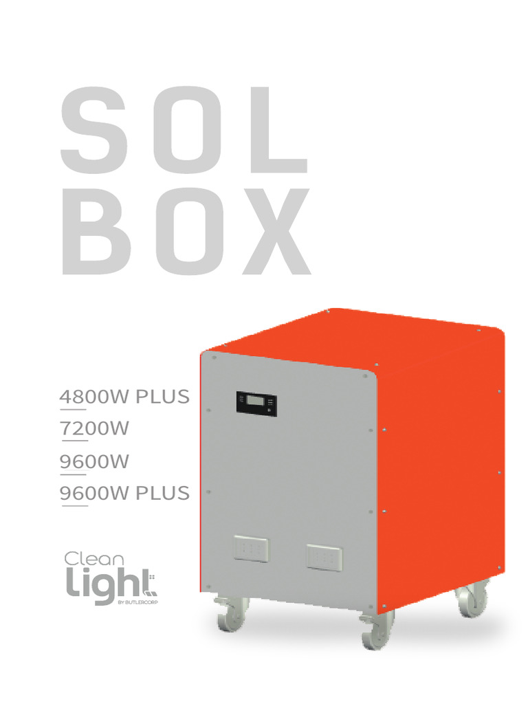 Manual Solbox 4800W 9600W Plus | PDF | Ingenieria Eléctrica | Panel solar