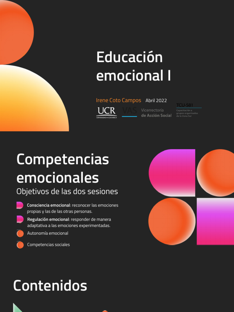 Educación Emocional I - Irene Coto | PDF | Las emociones | Inteligencia ...