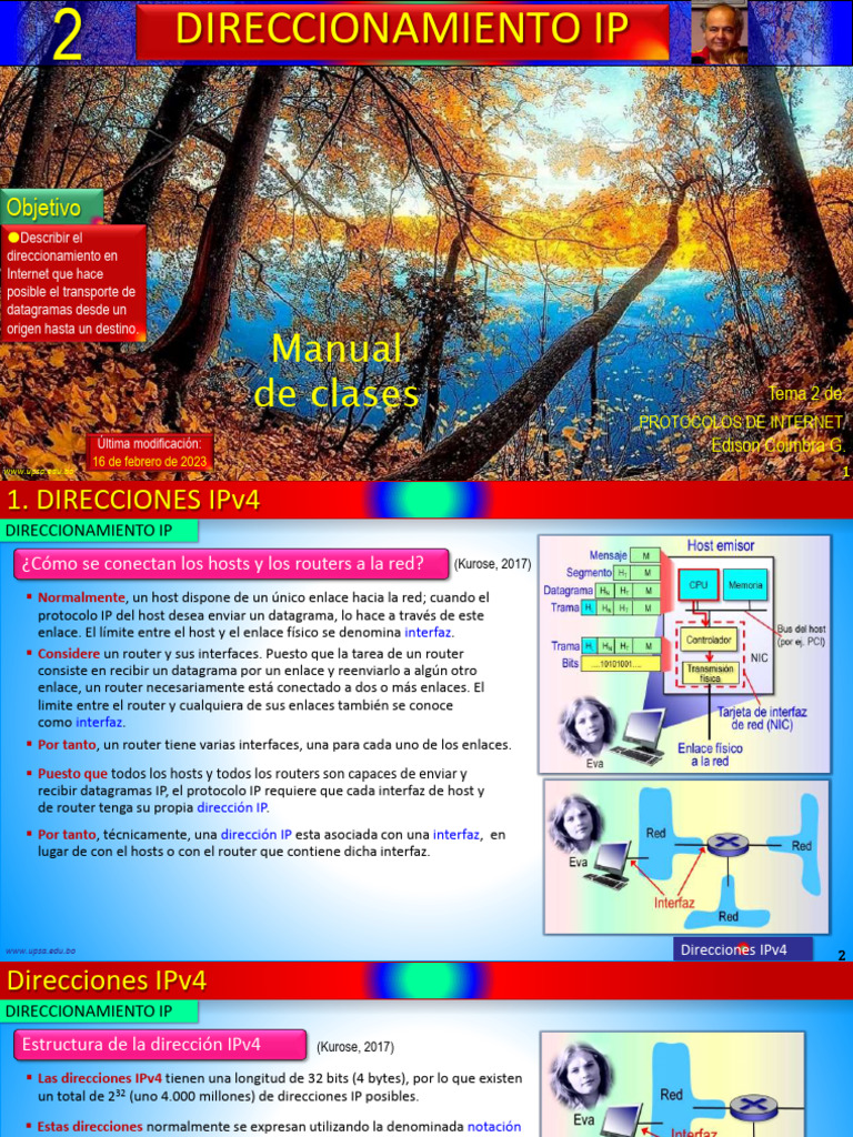 Direccionamiento IP (16.2.23) | PDF | Dirección IP | Protocolos de internet