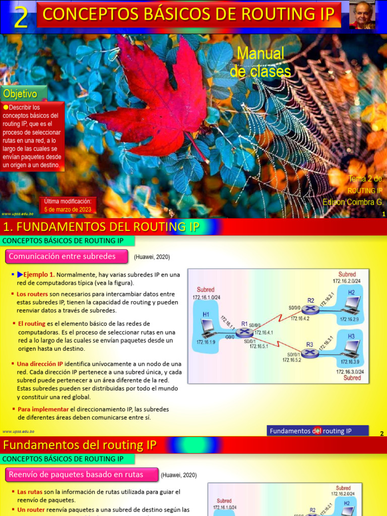 Conceptos Básicos de Routing IP (5.3.23) | PDF | Enrutador (Computación ...