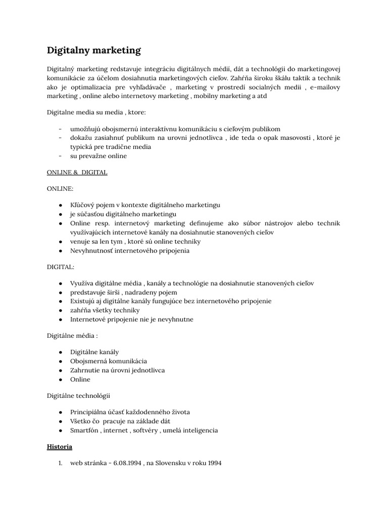 DIGITALNY MARKETING | PDF