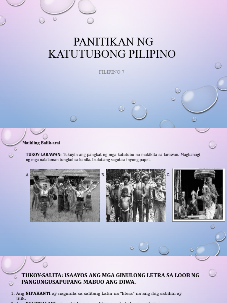 Panitikan NG Katutubong Pilipino | PDF