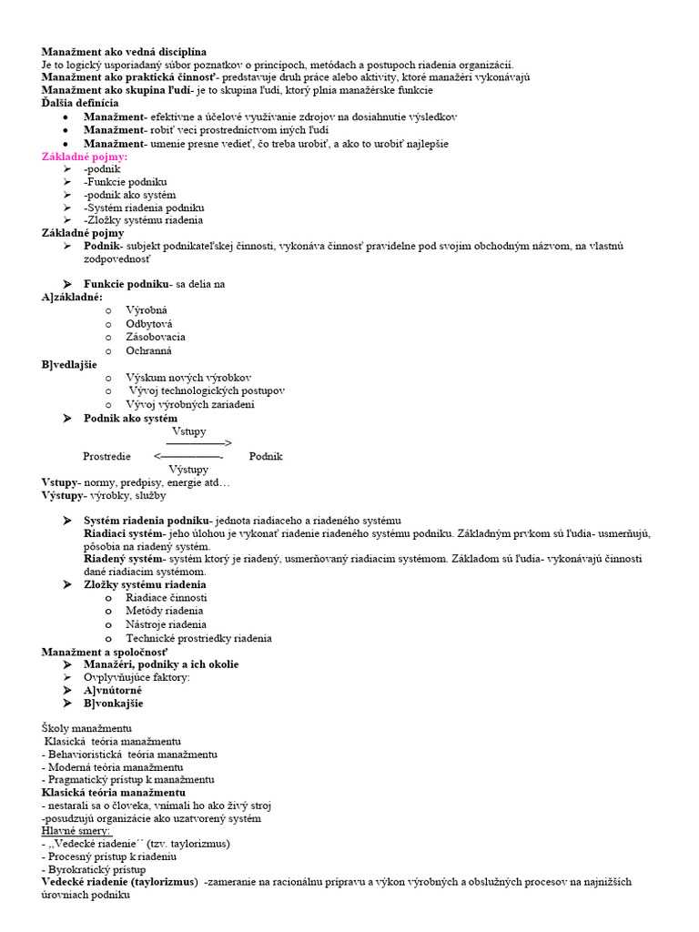 Manazment Skuska | PDF