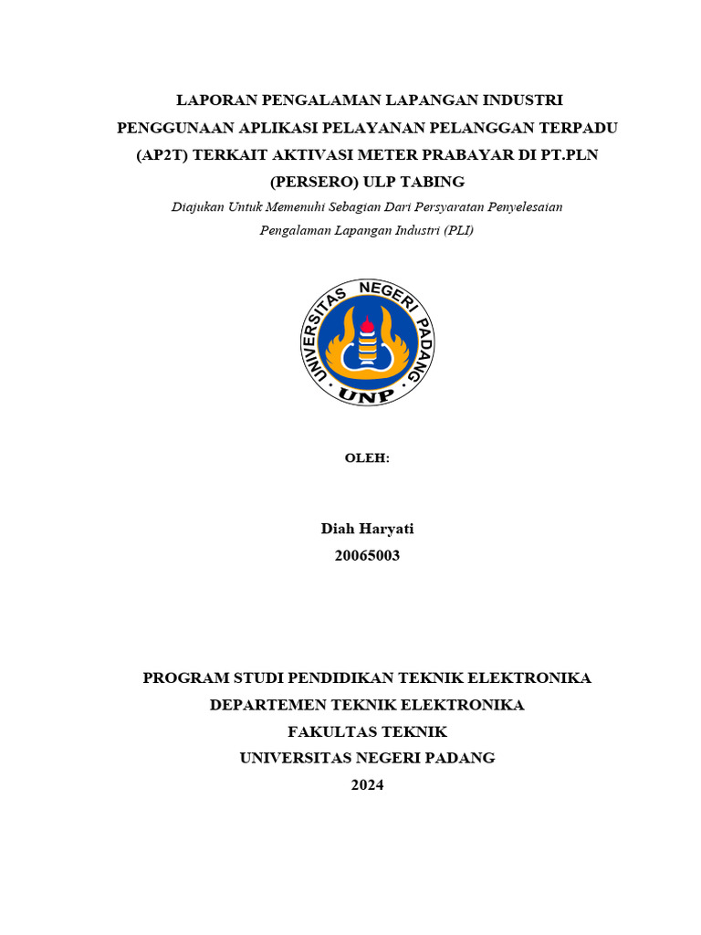 Penggunaan AP2T untuk Aktivasi Meter PLN | PDF
