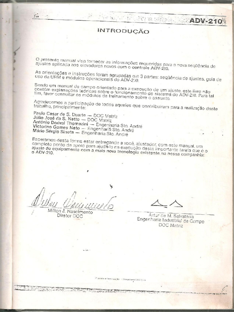 Manual Adv 210 | PDF