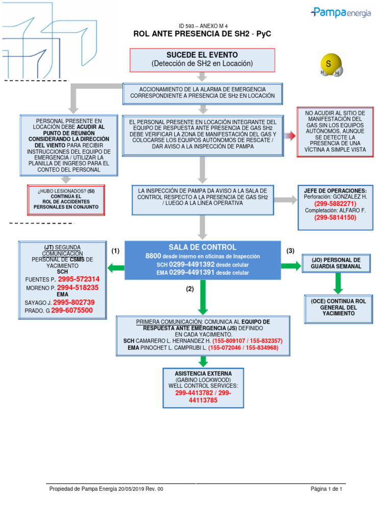Anexo M 4 - Rol Ante Presencia de SH2 PyC | PDF