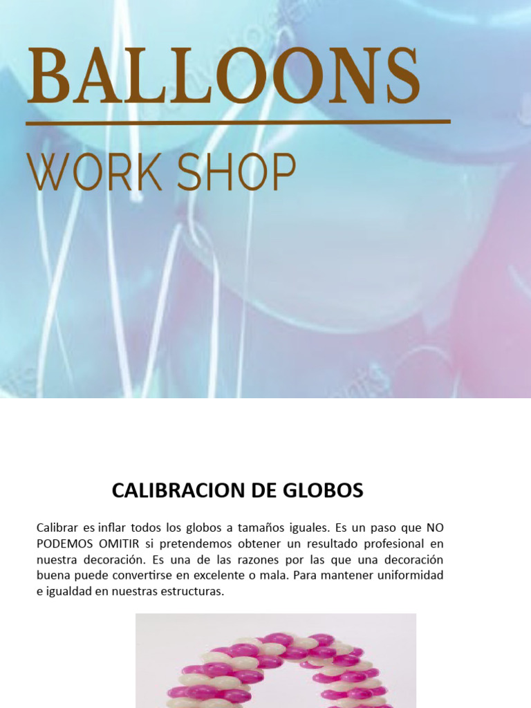Calibracion de Globos | PDF