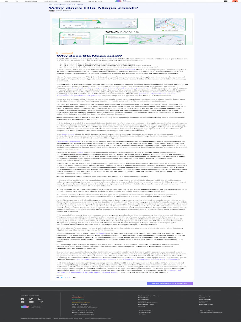 335_Why_does_Ola_Maps_exist_Yesterday_The_Morning_Context_themorningcontext | PDF