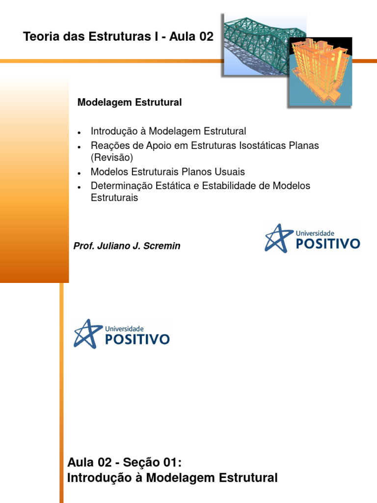 Modelo estrutural axercícios | PDF | Engenharia Estrutural | Análise estrutural