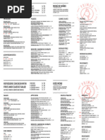 Honchos Menu and Meal Prices 2025 | PDF