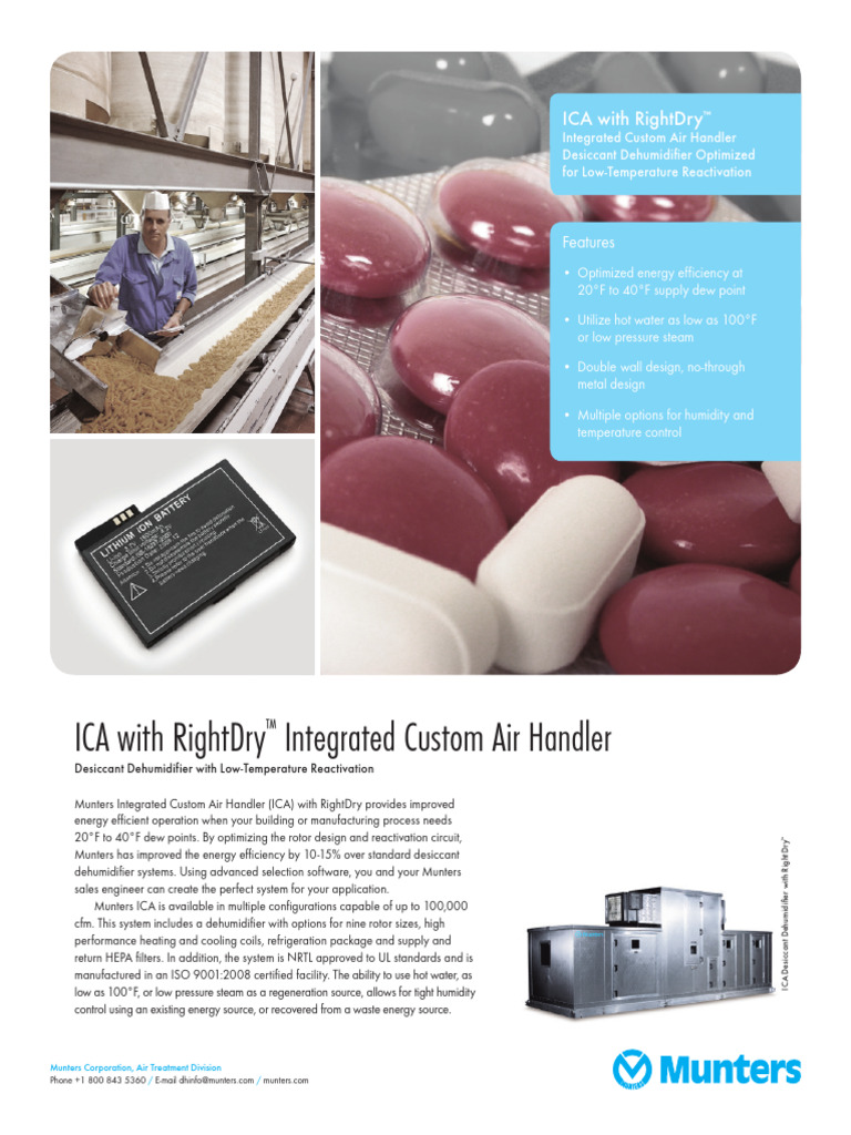 Munters New ICA With RightDry | PDF | Building Technology | Engineering ...