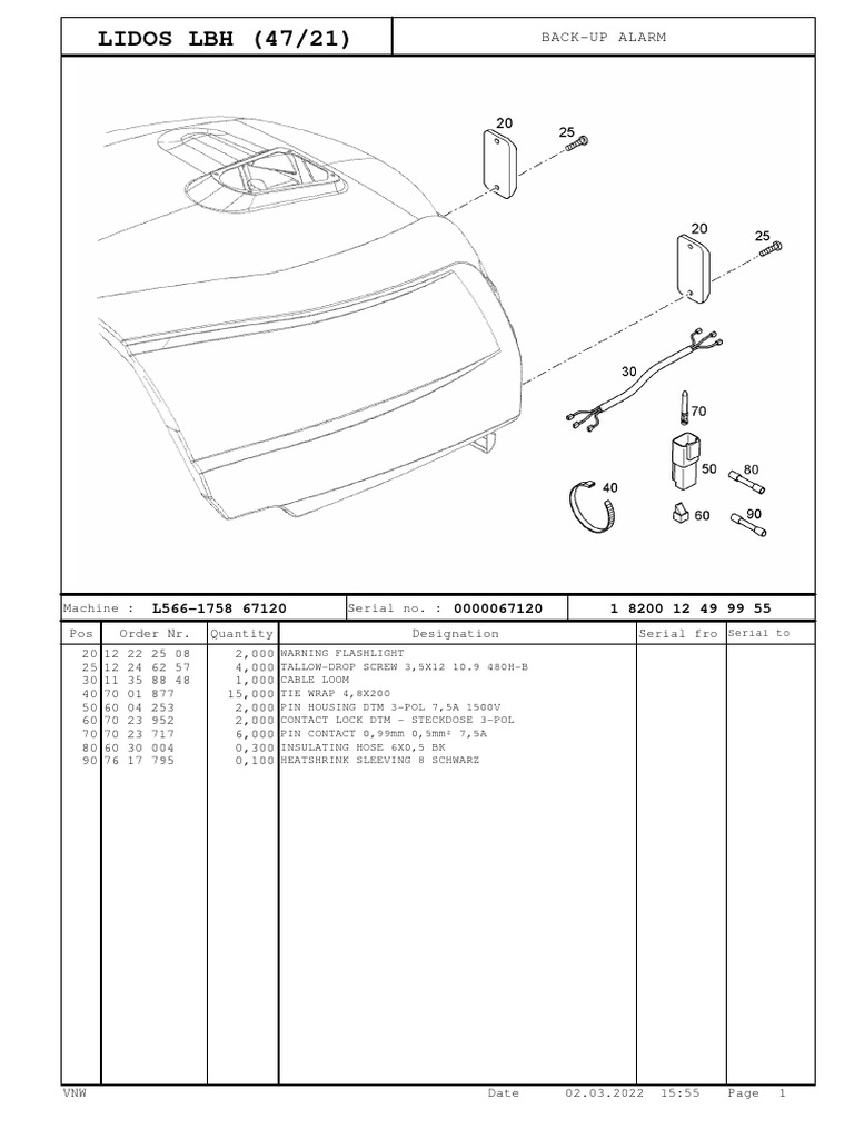 Back Up Alarm Visual Flashing Blue Light | PDF | Home & Garden ...